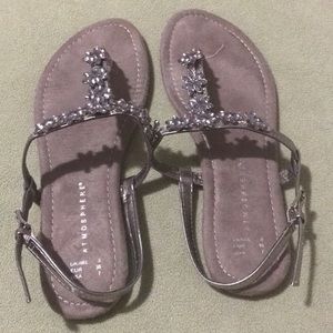 Atmosphere | Shoes | Sandals With Crystal Stone Design | Poshmark